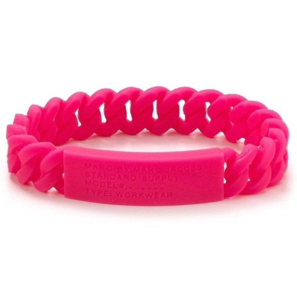 Marc By Marc Jacobs | Jewelry | Marc By Marc Jacobs Neon Pink Chain ...